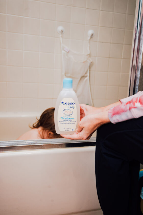 Bath Time with Aveeno® Baby | What's For Dinner Esq.